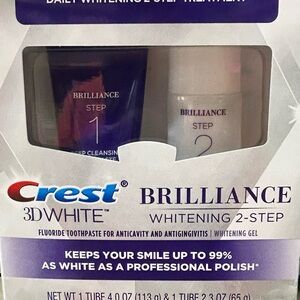 Crest | Other | Crest 3d White Brilliance Whitening 2step Kit | Poshmark